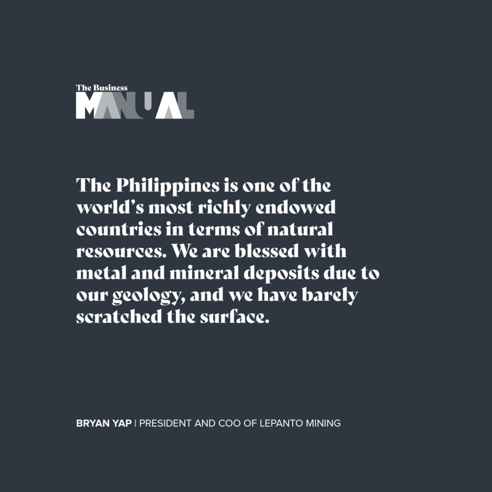 Meet Bryan Yap of Lepanto Mining and Philanthropy