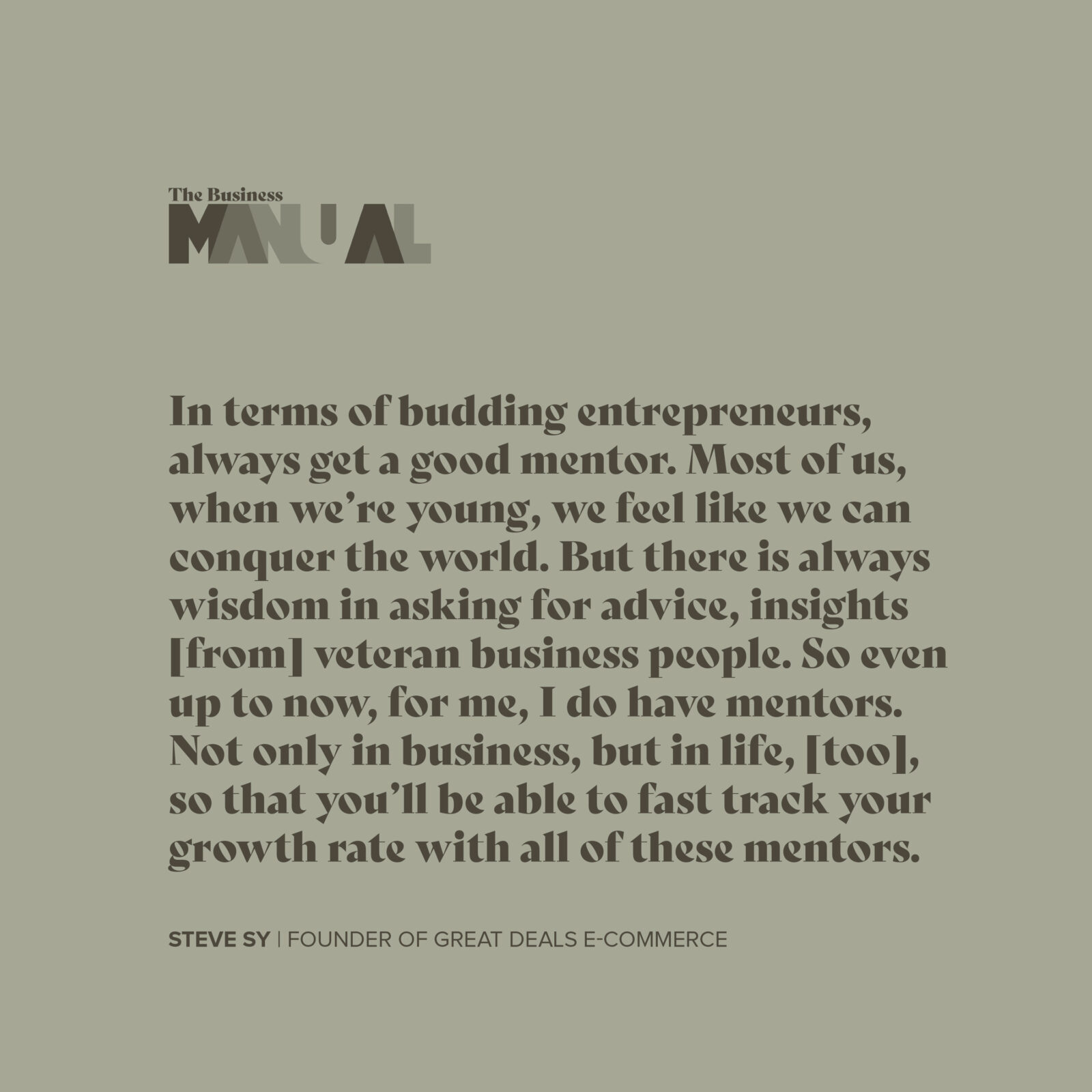 Steve Sy Builds Billion Peso E-commerce Company