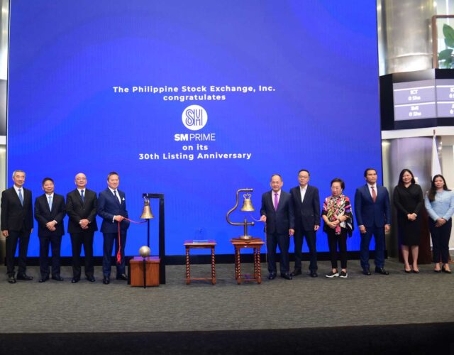 SM Prime Marks 30 Years By Leading PSE Opening
