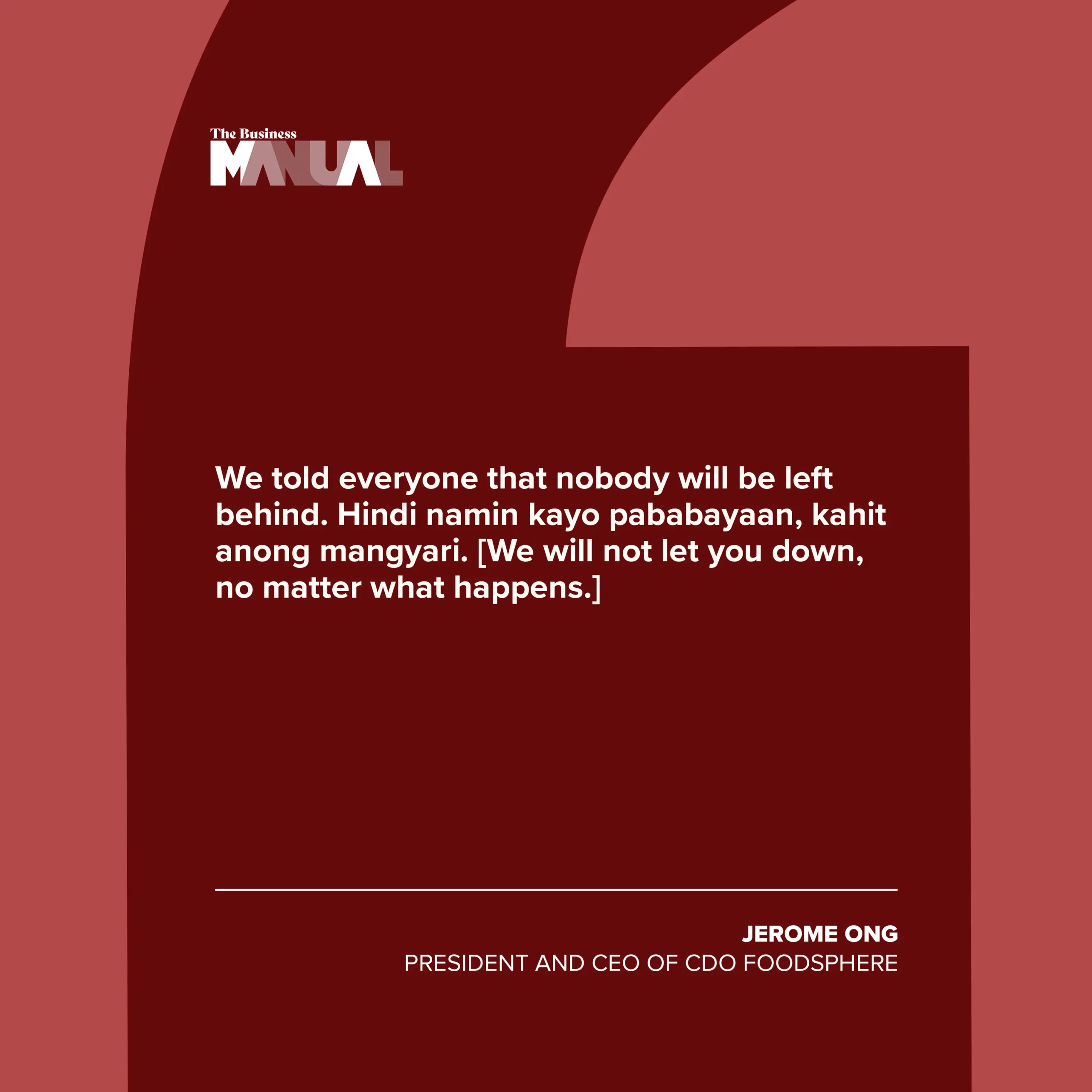 CDO CEO Shares the Legacy of Filipino Food Pride